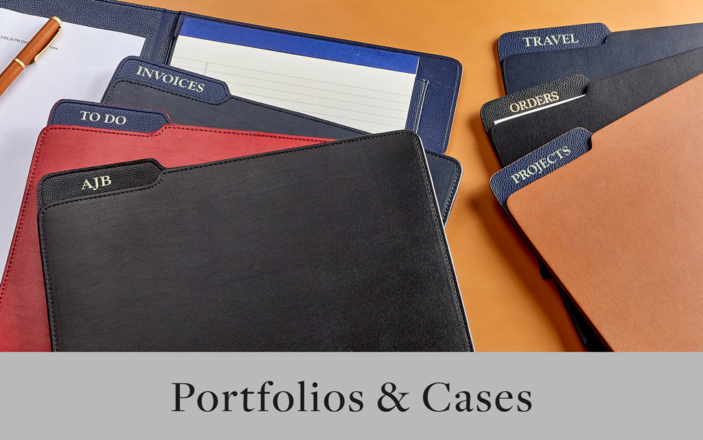 Leather File Folders & Portfolios – Graphic Image
