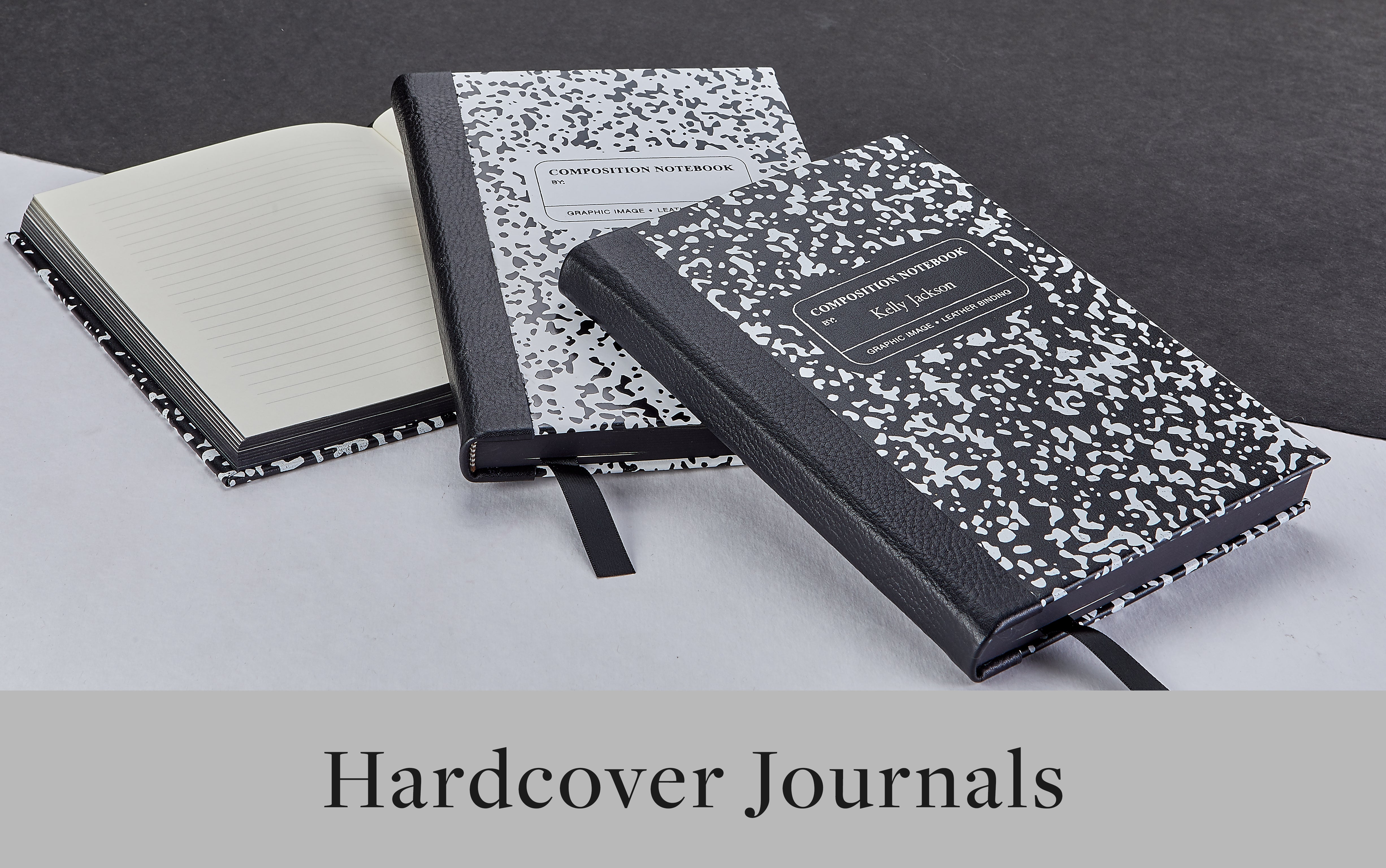 Leather Hardcover Journals – Graphic Image