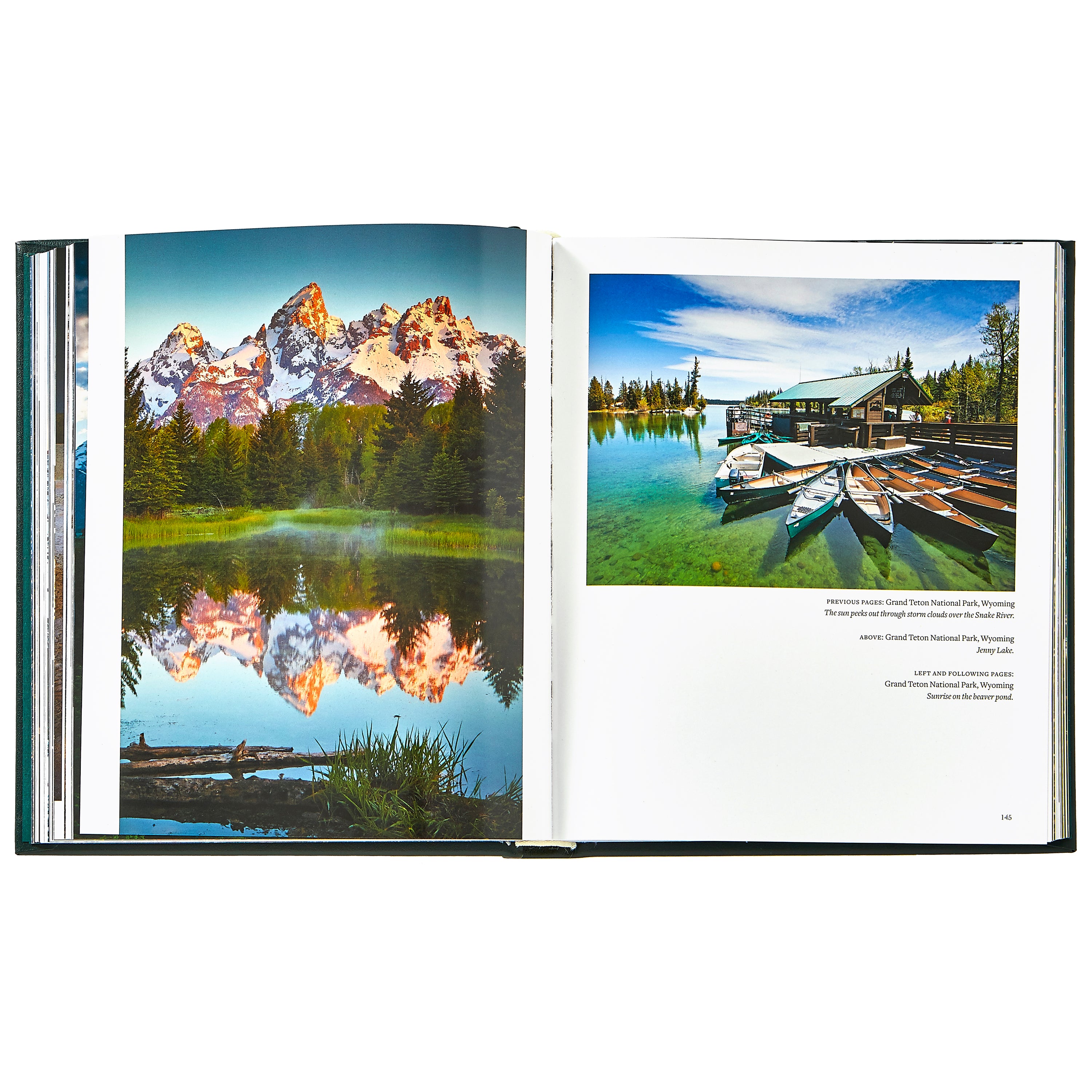 America's National Parks | Green Bonded Leather – Graphic Image