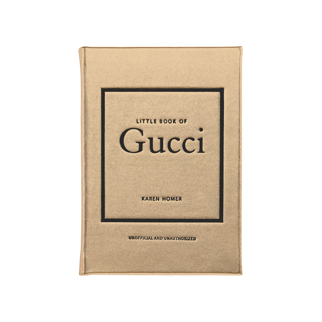 The Little Book of Gucci | Gold Metallic Goatskin Leather – Graphic Image