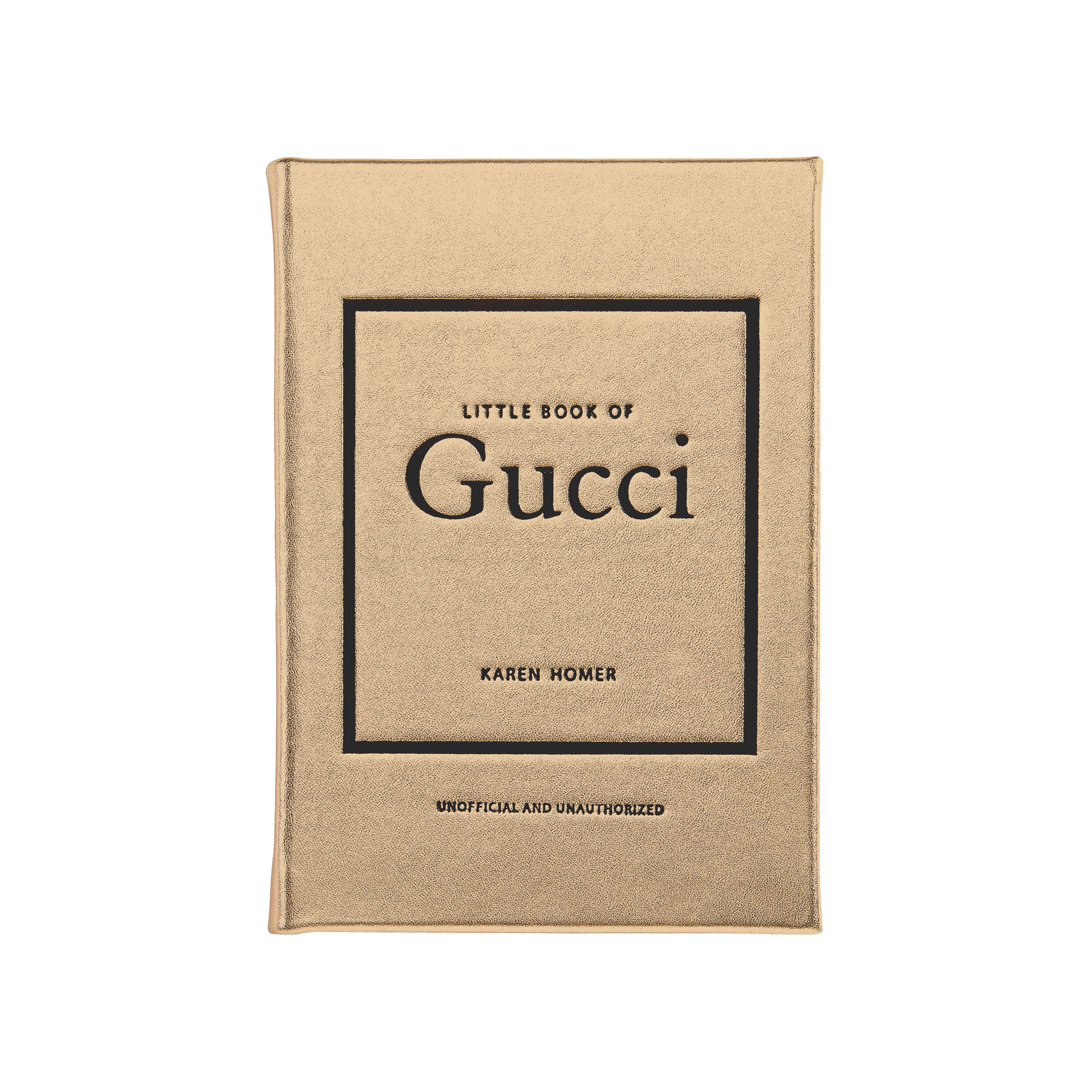 The Little Book of Gucci | Gold Metallic Goatskin Leather – Graphic Image