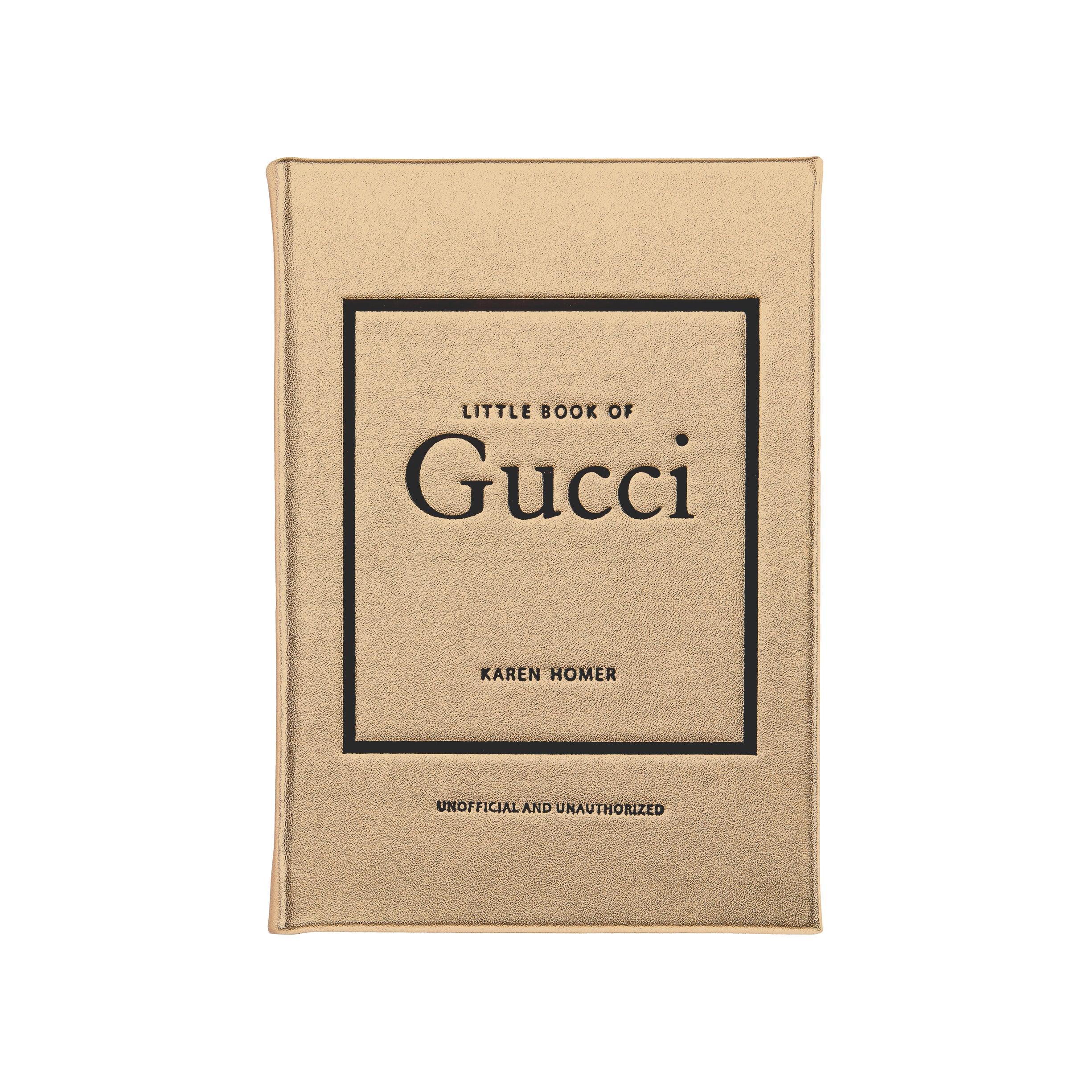 The Little Book of Gucci | Gold Metallic Goatskin Leather – Graphic Image