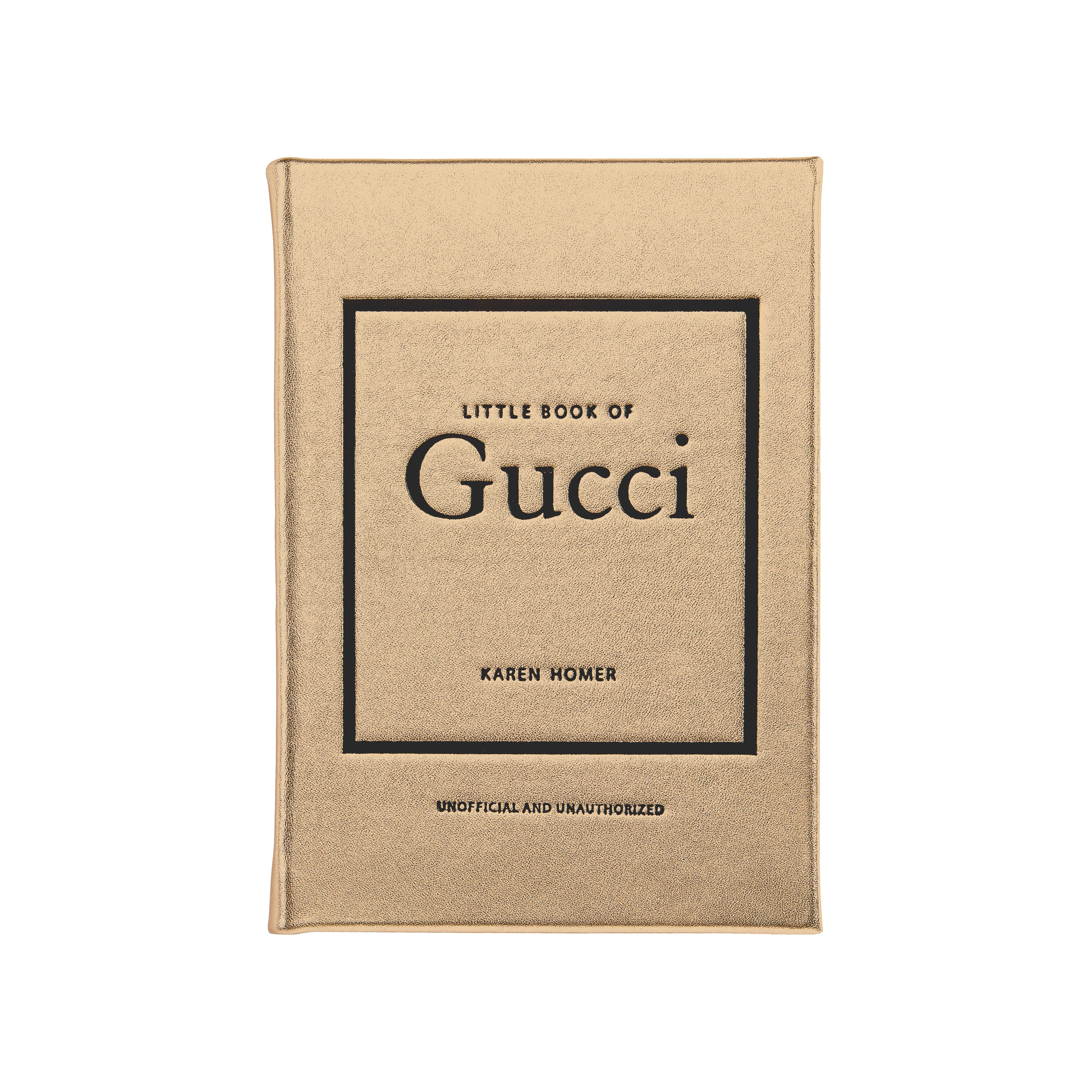 The Little Book of Gucci | Gold Metallic Goatskin Leather – Graphic Image
