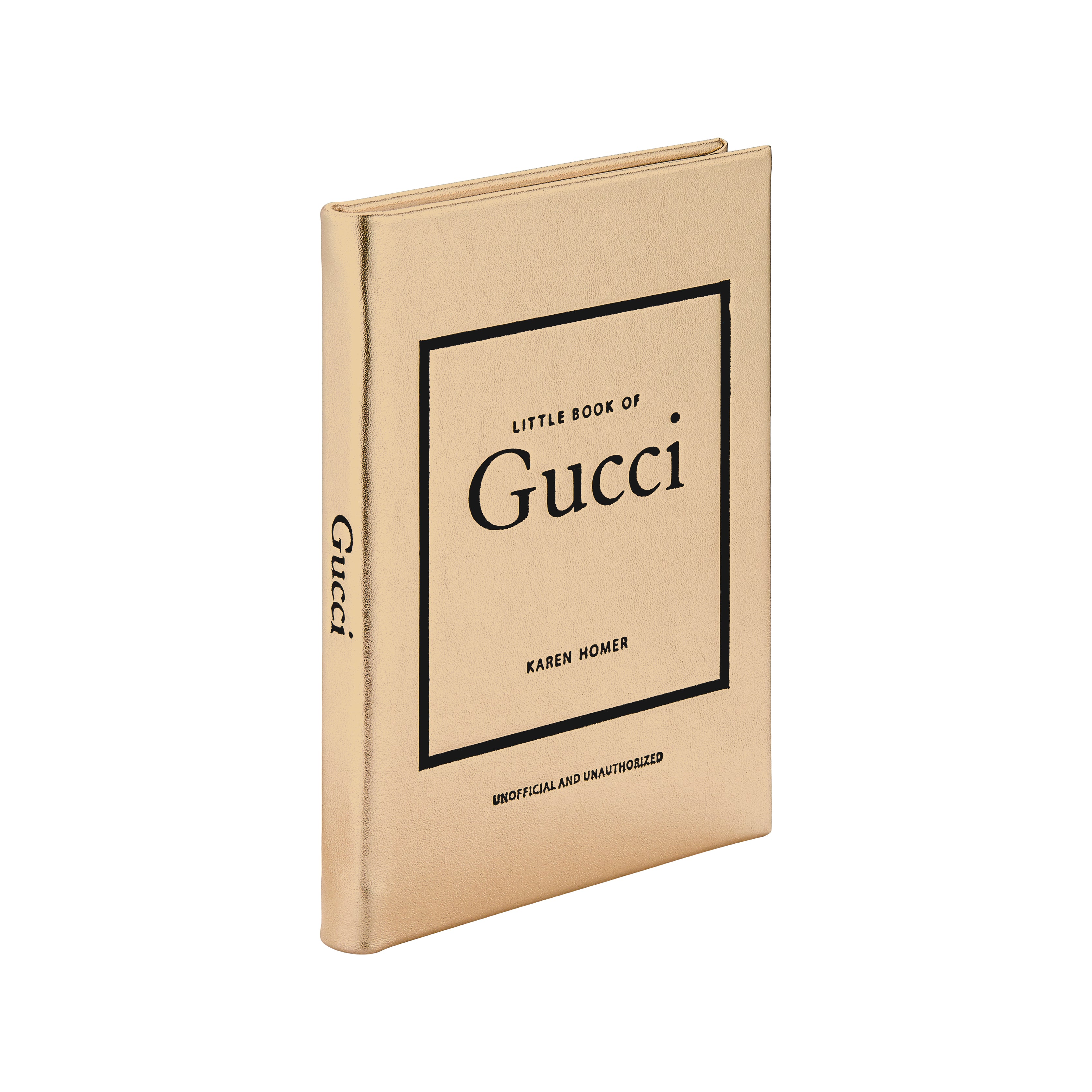 The Little Book of Gucci | Gold Metallic Goatskin Leather – Graphic Image