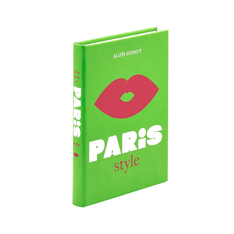 Little Book Of Paris Style | Lime Bonded Leather – Graphic Image