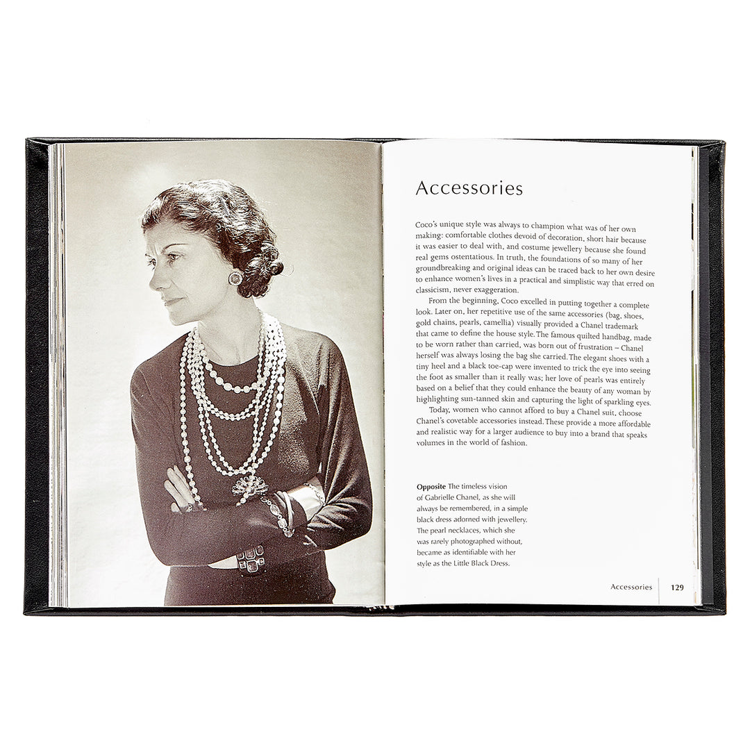 Little Book of Chanel | Black Traditional Leather – Graphic Image
