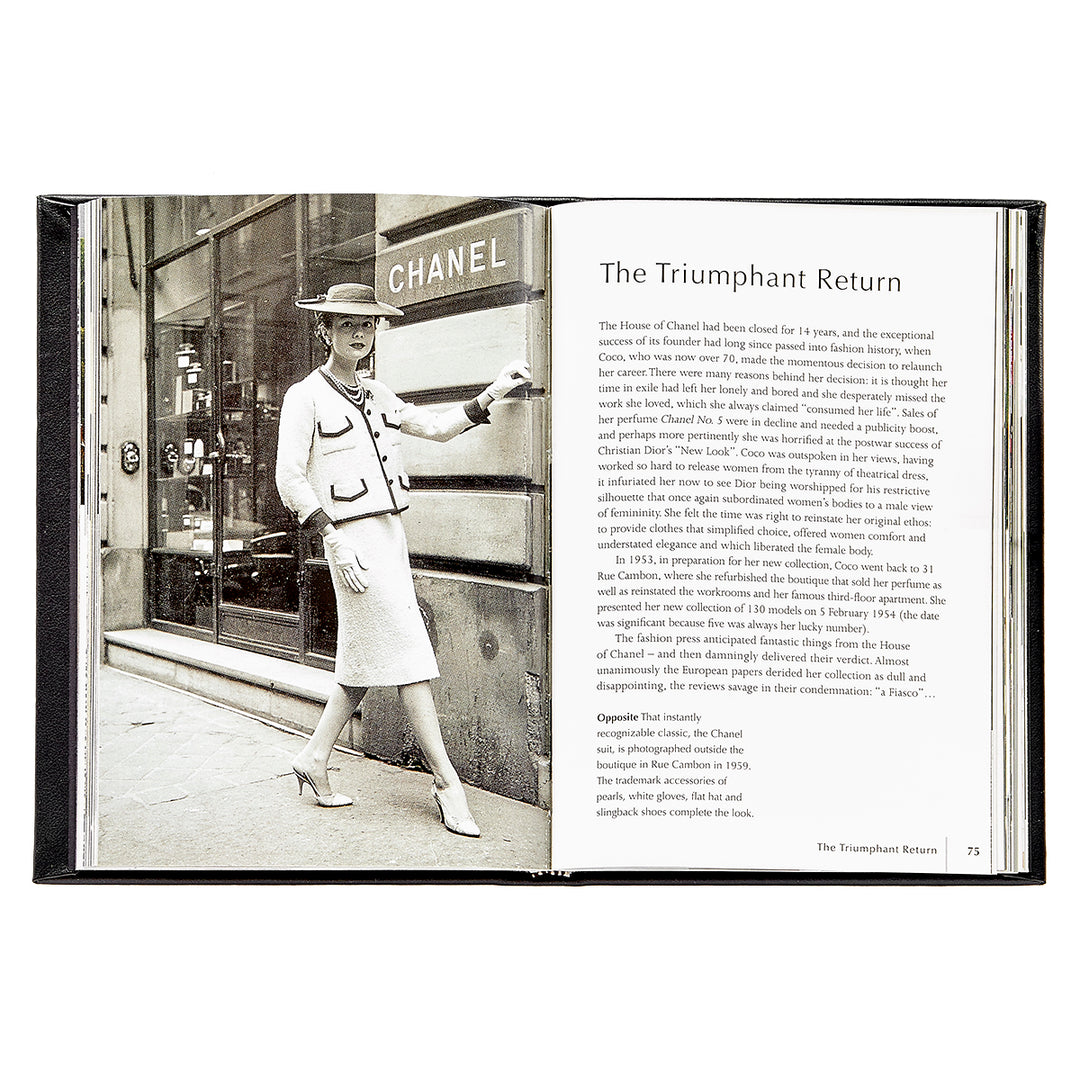 Little Book of Chanel | Black Traditional Leather – Graphic Image