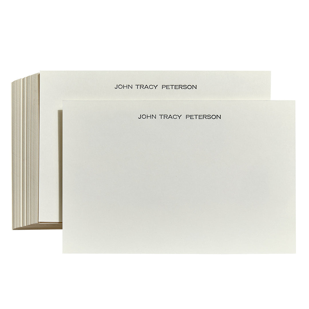 Letterpress Notecards – Graphic Image