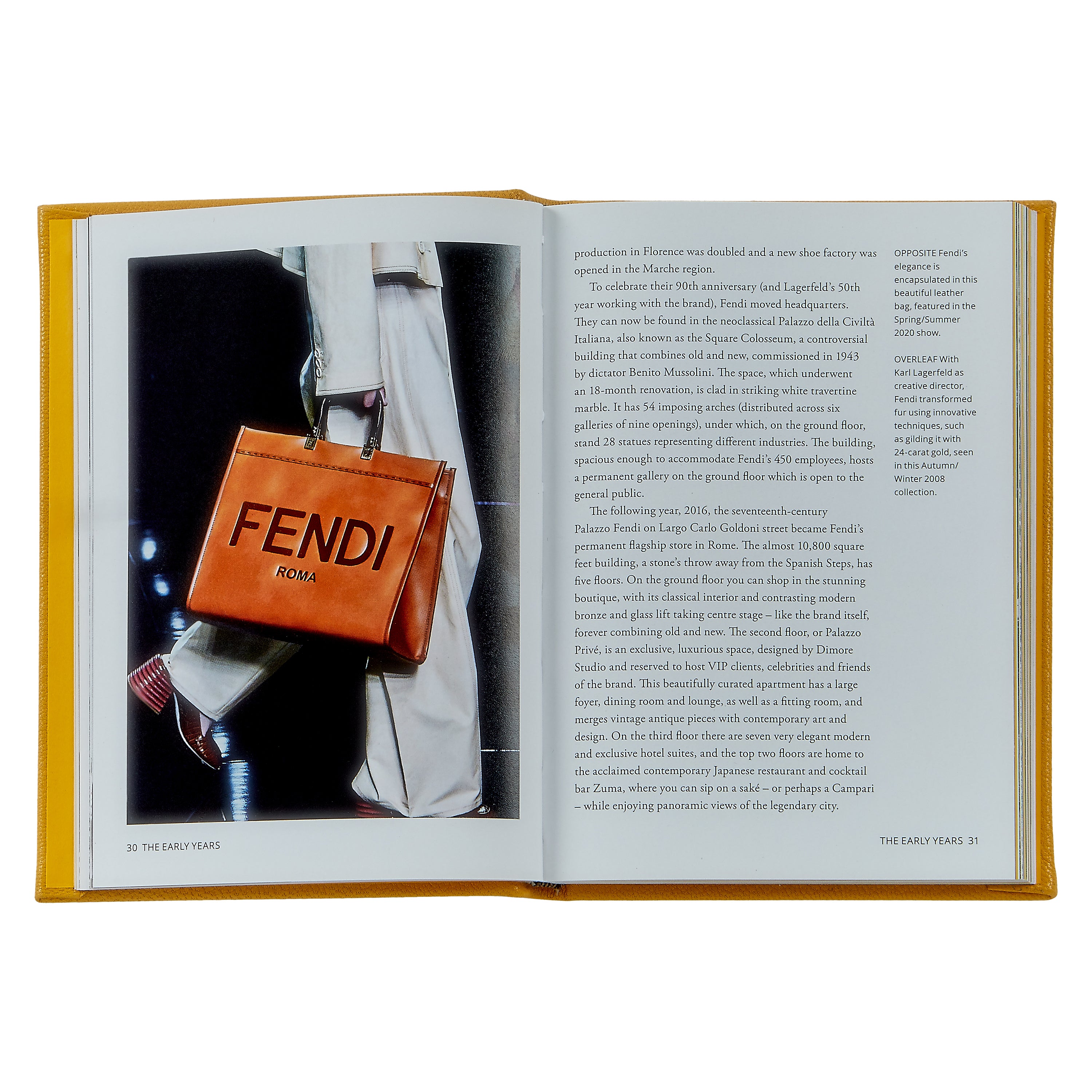 Little Book of Fendi | Yellow Goatskin Leather – Graphic Image