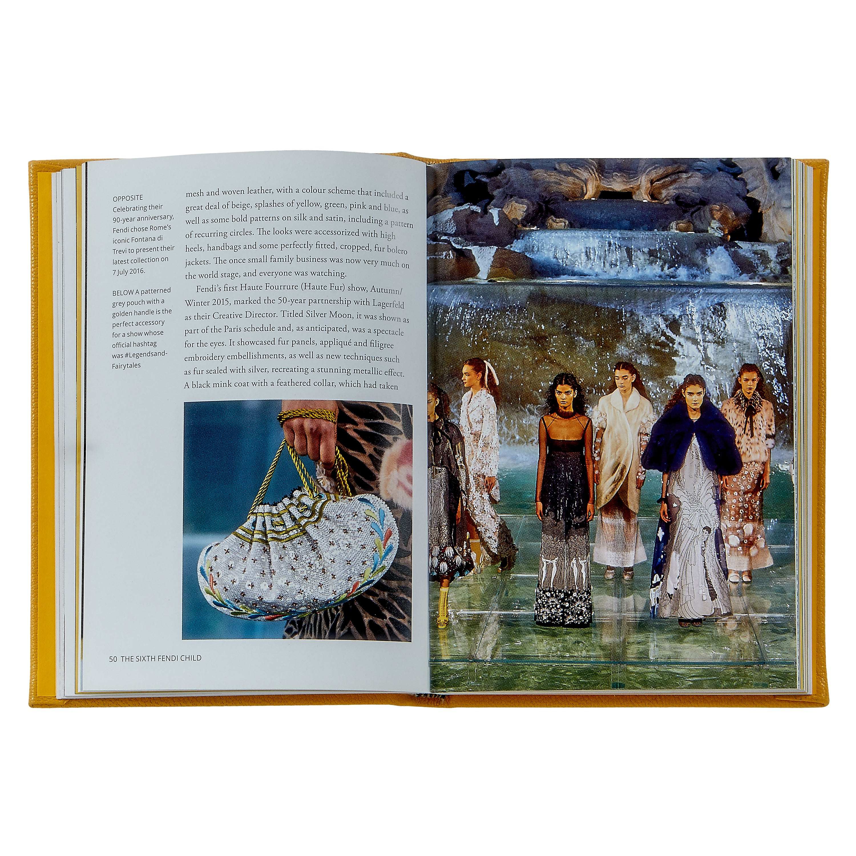 Little Book of Fendi | Yellow Goatskin Leather – Graphic Image