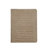 9" Wire-O-Notebook | Stone Embossed Croc Leather – Graphic Image