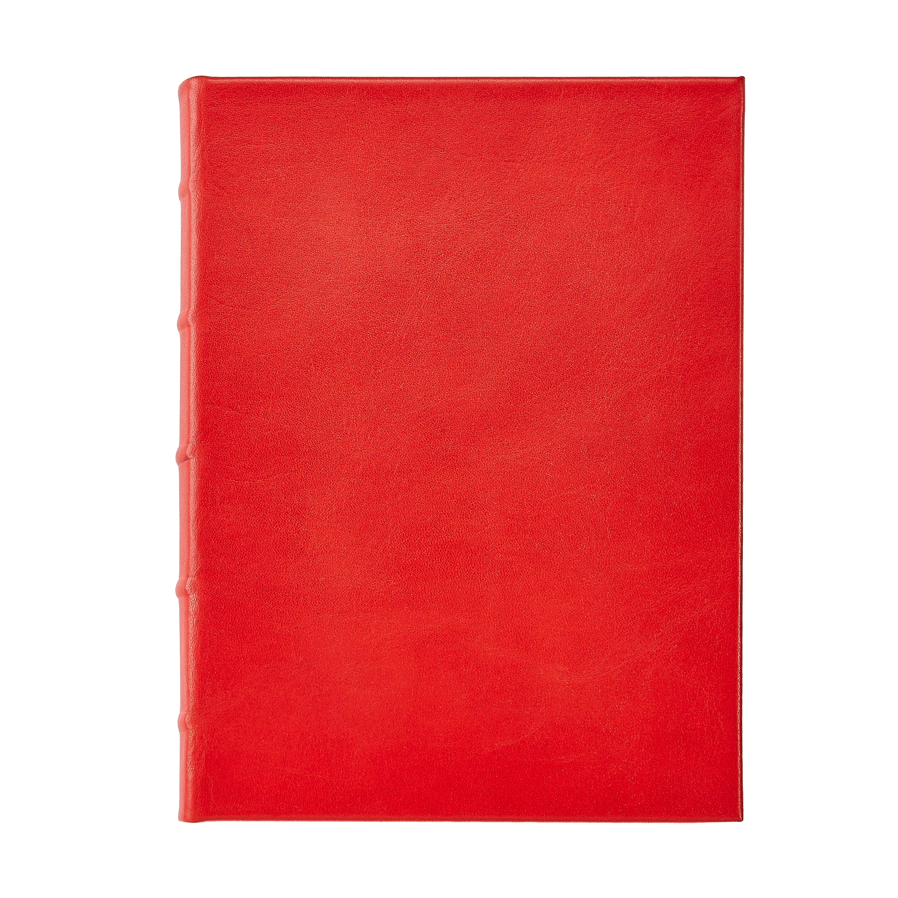 9" Hardcover Journal | Red Traditional Leather – Graphic Image
