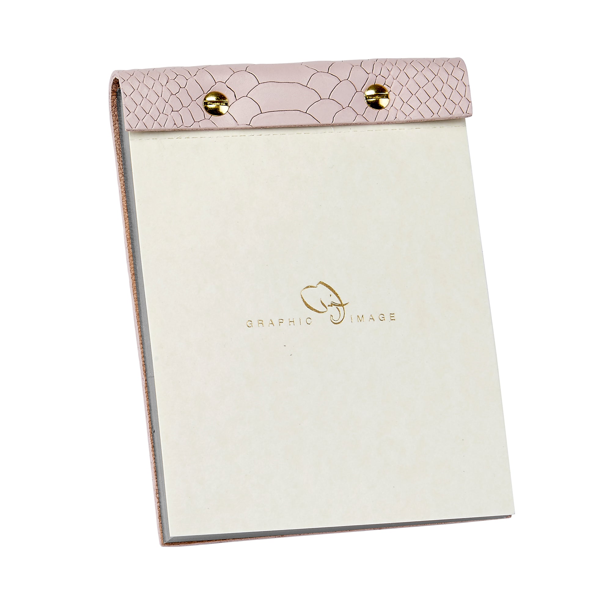 Tape Measure | Petal Pink Embossed Python Leather – Graphic Image