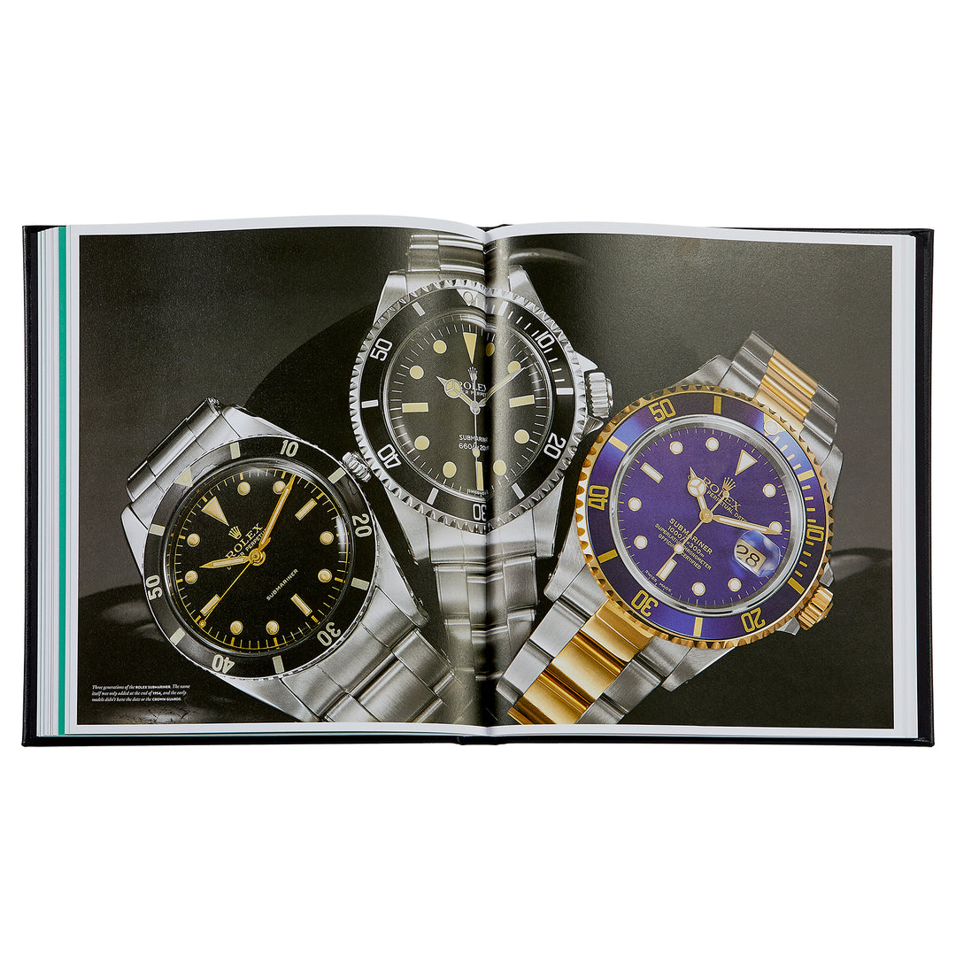 The Book of Rolex | Black Bonded Leather – Graphic Image