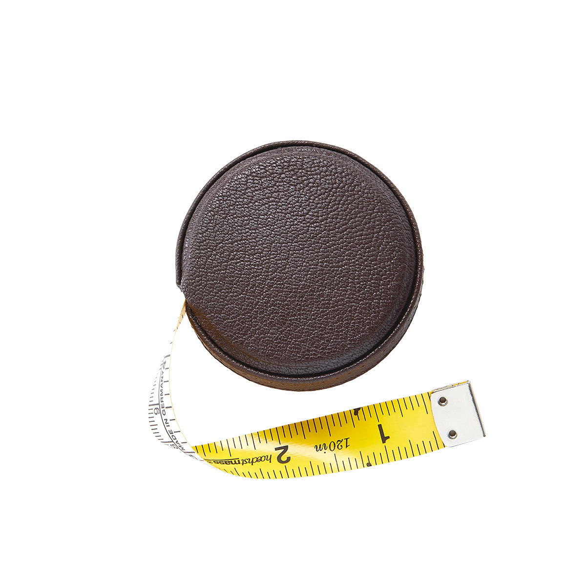 Tape Measure | Mocha Goatskin Leather – Graphic Image