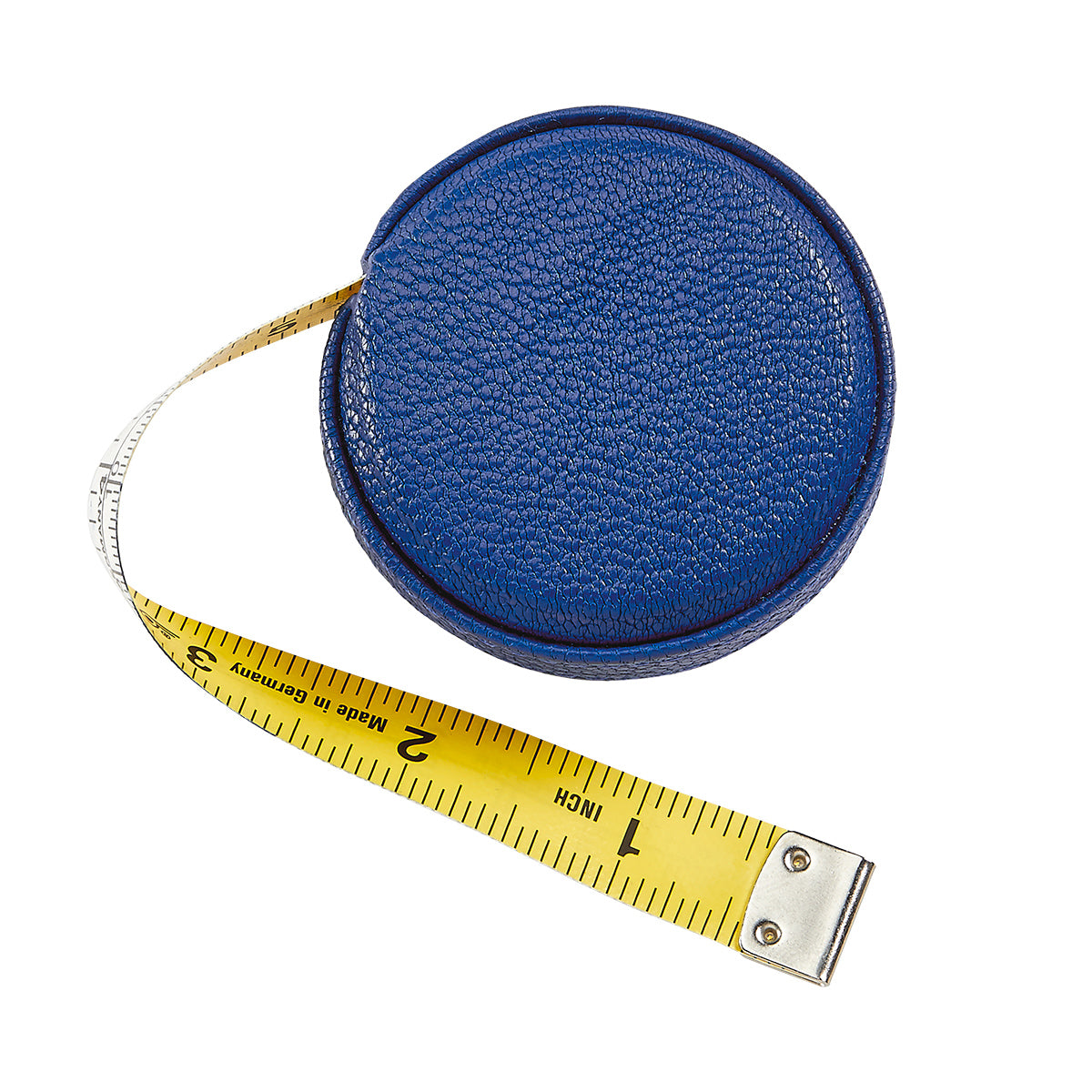 Tape Measure | Royal Blue Goatskin Leather – Graphic Image
