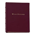 Wine Dossier | Garnet Goatskin Leather – Graphic Image