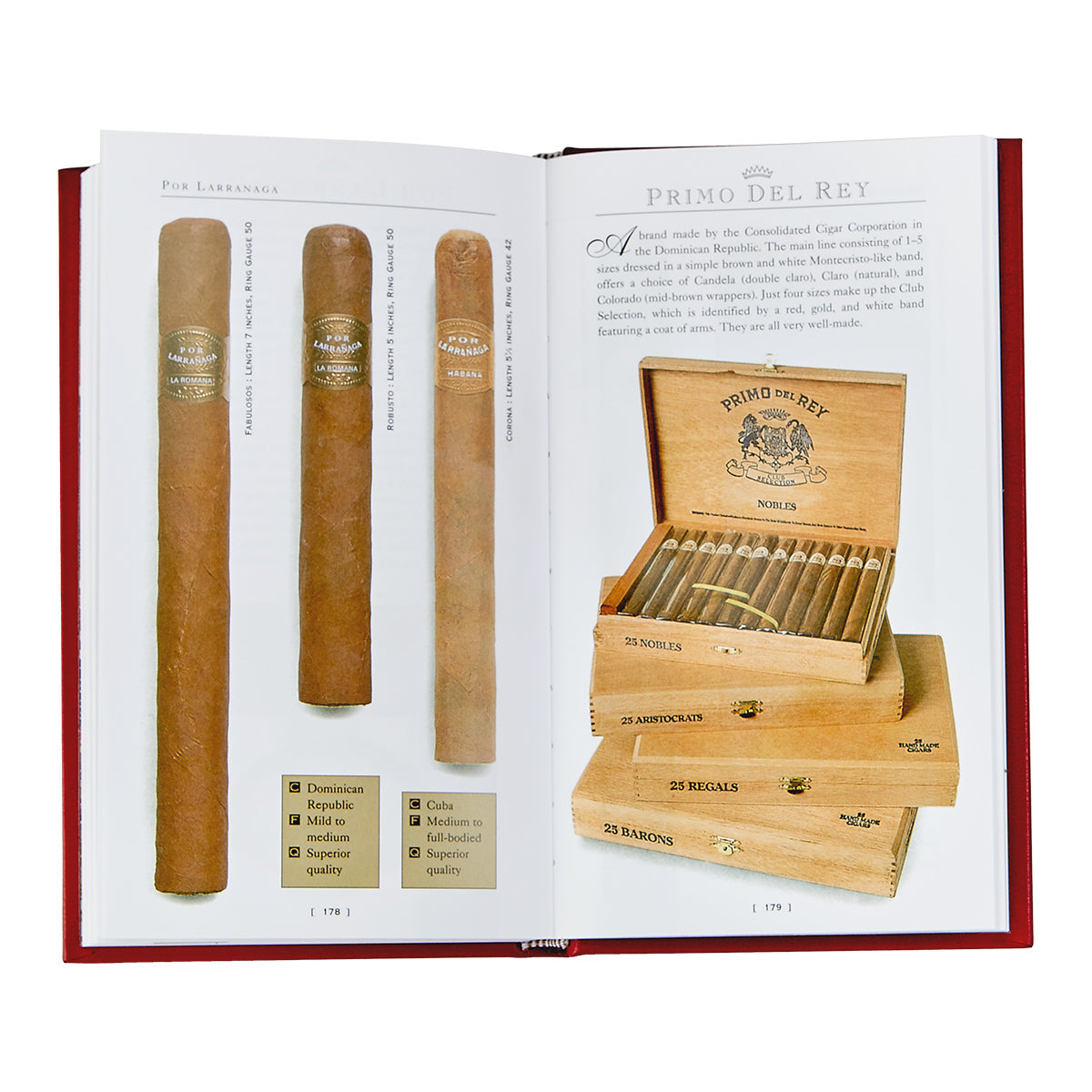 The Cigar Companion | Red Bonded Leather – Graphic Image