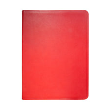 9" Flexible Cover Journal | Red Traditional Leather – Graphic Image