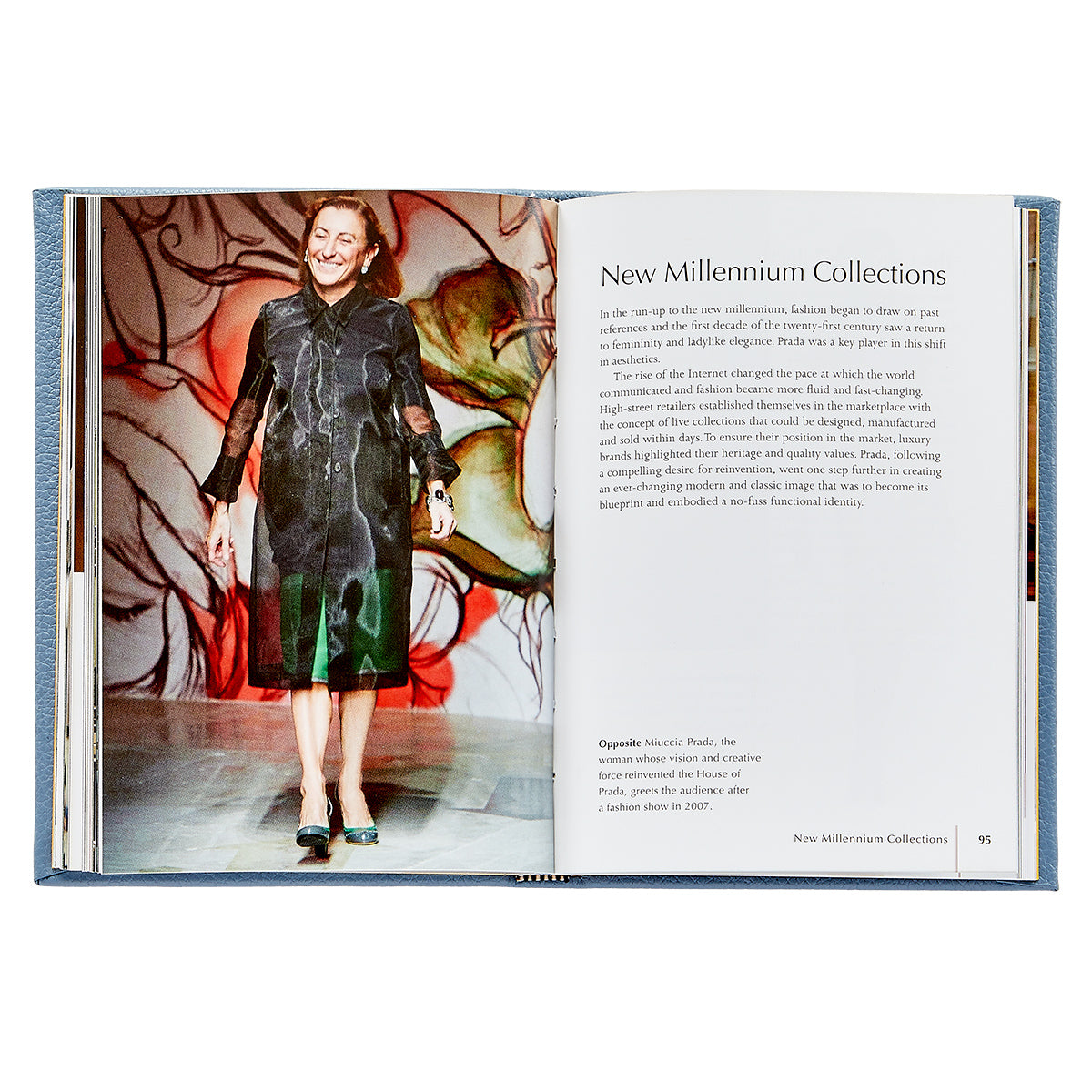 Little Book of Prada | Cornflower Pebble Grain Leather – Graphic Image